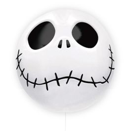 Globo Foil Metálico 45cm Halloween Calavera Jack Esqueleton